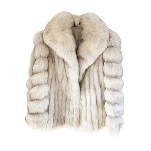Saga Furs Jackets & Coats | Genuine Saga Silver Fox Fur Coat Short Jacket Real | Poshmark